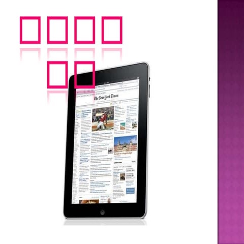 Tablet, power point | PPTX