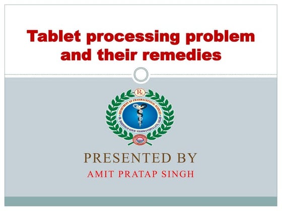 Defects in tablet | PPTX