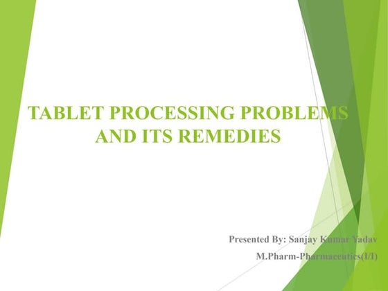 Tablet coating defects | PPT