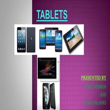 Tablets | PPT