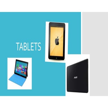 Tablets | PPTX | Technology & Computing