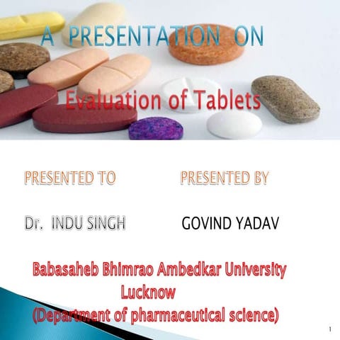 Tablet Evaluation | PPTX