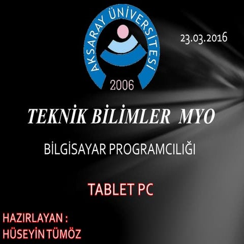Tabletsunu | PPTX