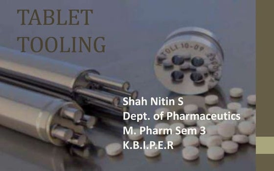 Tablet compression machine | PPT