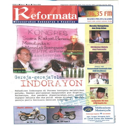 Tabloid reformata edisi 3, juni 2003 | PDF