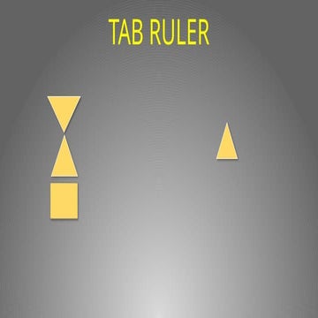 Tutorial Office TAB RULER and T STOP.pptx