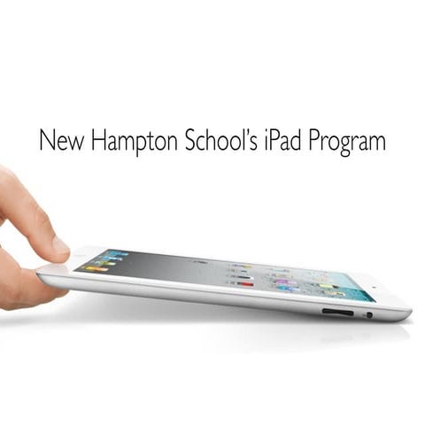 New Hampton School's iPad Program | PPT