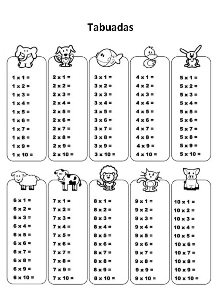 Tabuadas