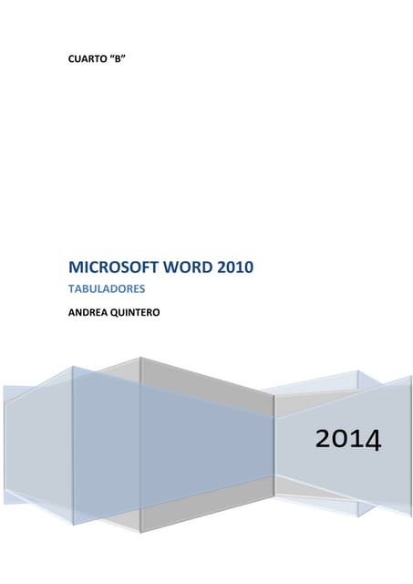 Tabulaciones en word | PDF