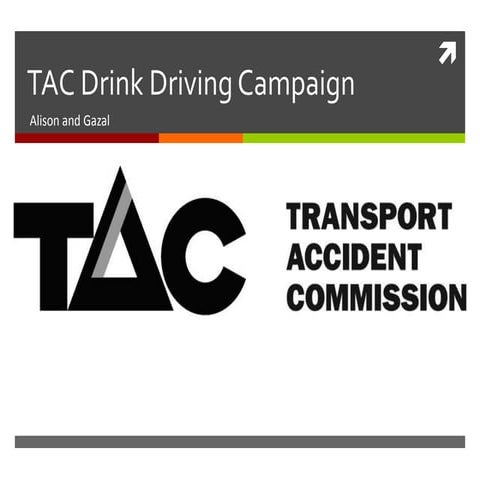 TAC Drink Driving PR campaign | PPTX