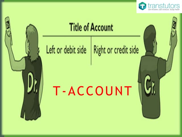 T Accounts | PPT