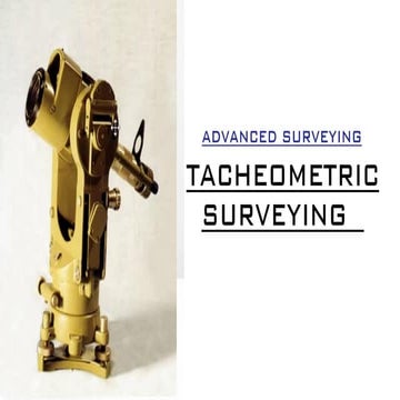 Tachemetric survey - PPT | PPT