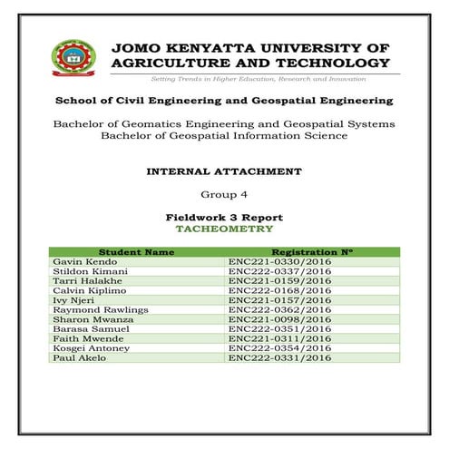 Two Peg Test - Report | DOCX