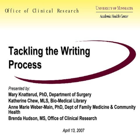 Medical writing | PPTX