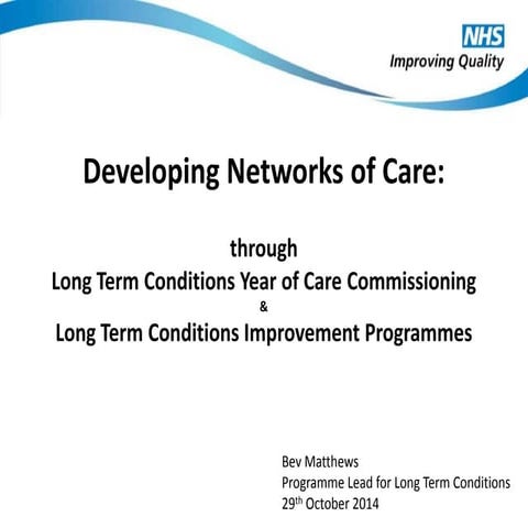 Tackling long term conditions | PPTX