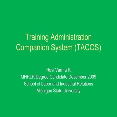 Tacos Ppt | PPT