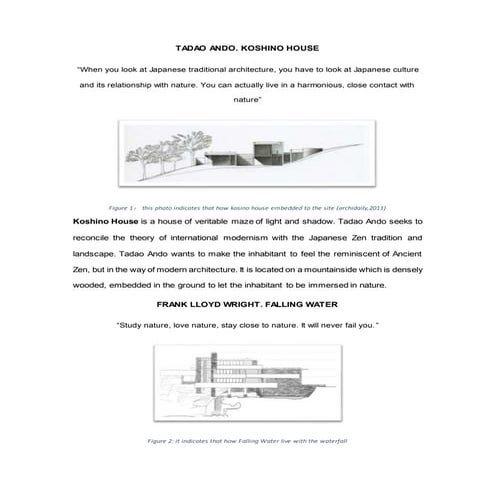 Koshino house by Tadao Ando | PDF