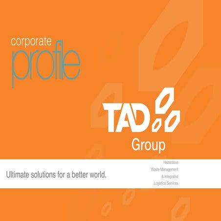 Tad group corporate profile | PDF