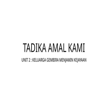 TADIKA AMAL KAMI BAHASA MELAYU TAHUN 6 . | PPTX