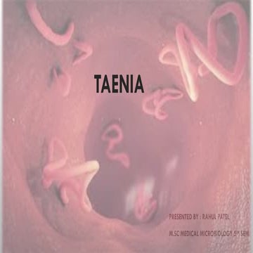 Taenia spp.. | PPTX