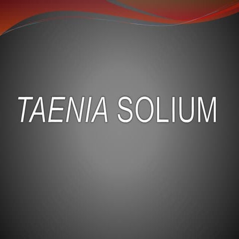 Taenia spp.. | PPTX