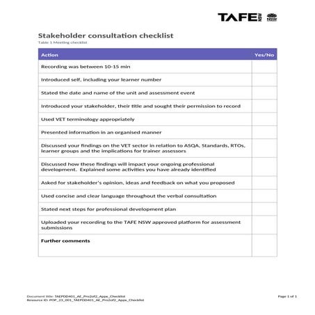 TAEPDD401_AE_Pro2of2_Appx_Checklist.docx