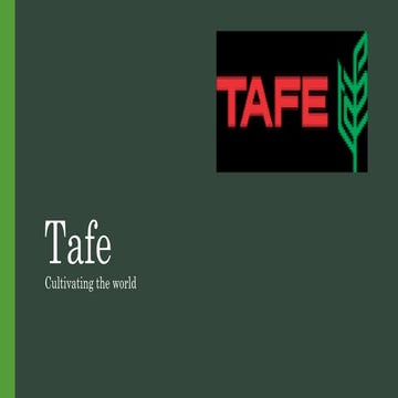 TAFE Tractor | TAFE | PDF | Agriculture | Industries