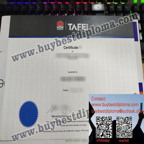 TAFE NSW certificate 2023 | PPT