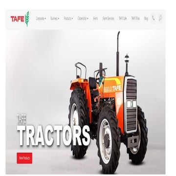 Tafe tractor | PPTX