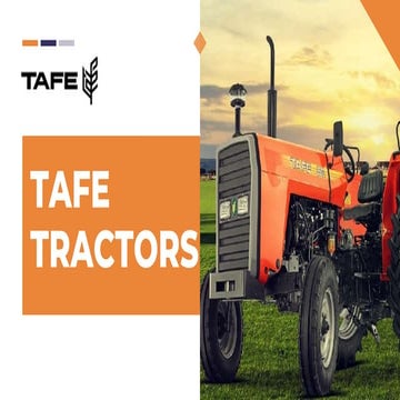 TAFE TRACTOR | PPTX