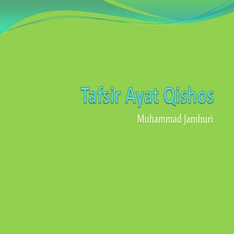 Tafsir ayat qishos | PPTX