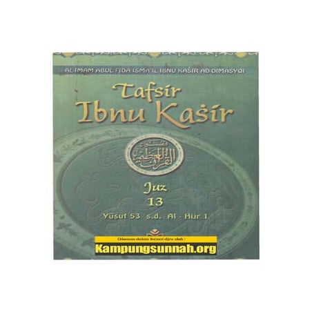 Tafsir ibnu katsir juz 13 | PDF