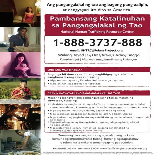 Help for Victims: Tagalog flyer | PDF