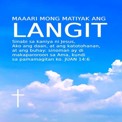 Tagalog Gospel Tract - You Can Be Sure of Heaven | PDF | Christianity ...