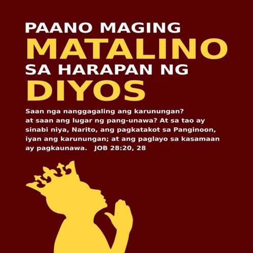 Tagalog True Wisdom Tract | PDF