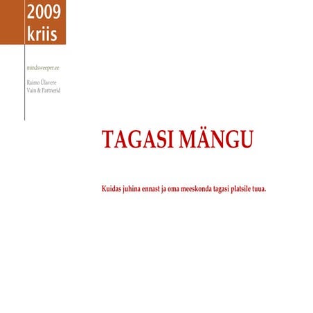 Tagasi Mängu | PDF