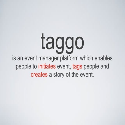 Taggo presentation | PPT