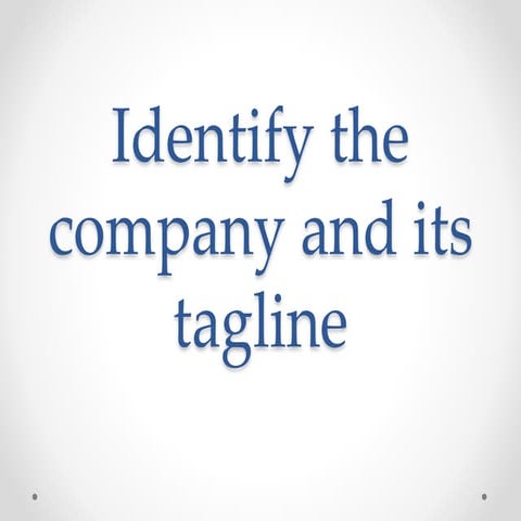 Tagline quiz(2019) | PPTX