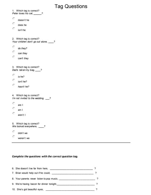 Present and past tenses key answers | PDF