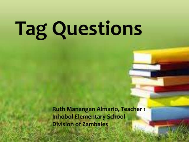 Tag questions | PPT