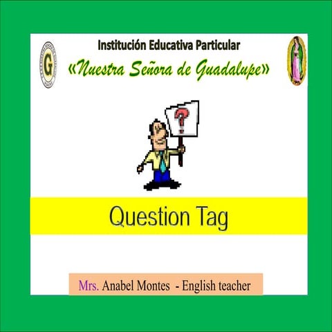 Tag questions | PPT