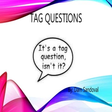 Tag questions | PPTX