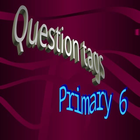 English 7 Lesson about Tag Questions.ppt