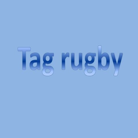 Tag rugby | PPT
