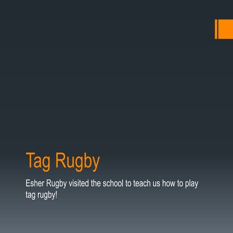 Tag rugby | PPTX