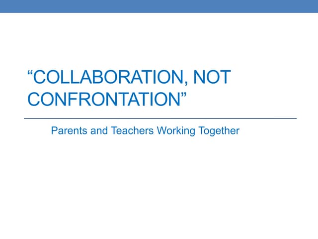 Communicating with parents | PPT