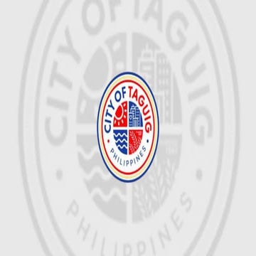 Taguig future plans presentation 2021 v10 | PPT