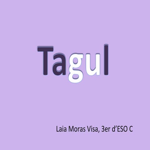 Tagul | PPTX