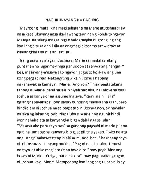 Ang Dalawang Magkaibigan | DOCX