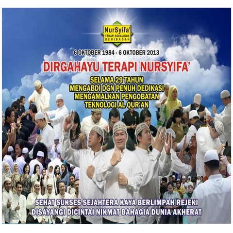 Tahapan yg harus dilakukan saat terapi nur syifa' | PPT